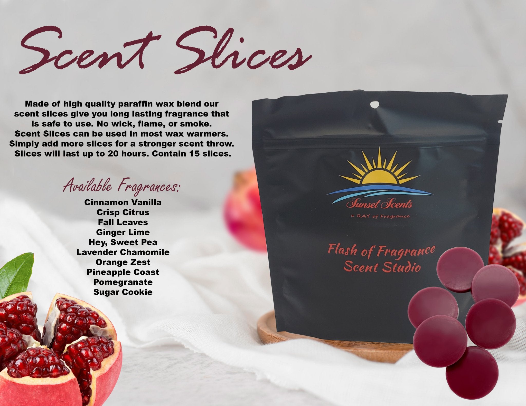 Wax Melts / Scent Slices – Peaceful Glow Candles